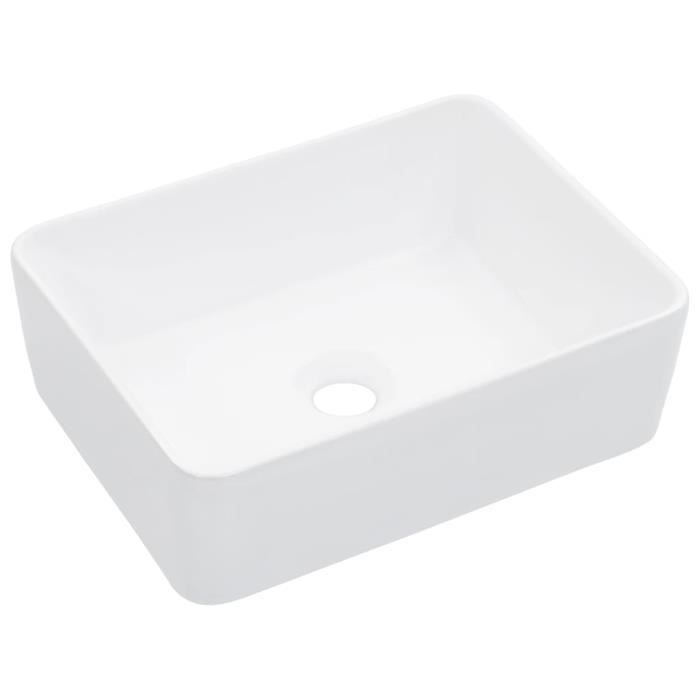Lave-Mains Belle Finition Vasque à poser Lavabo 40x30x13 cm Céramique ...