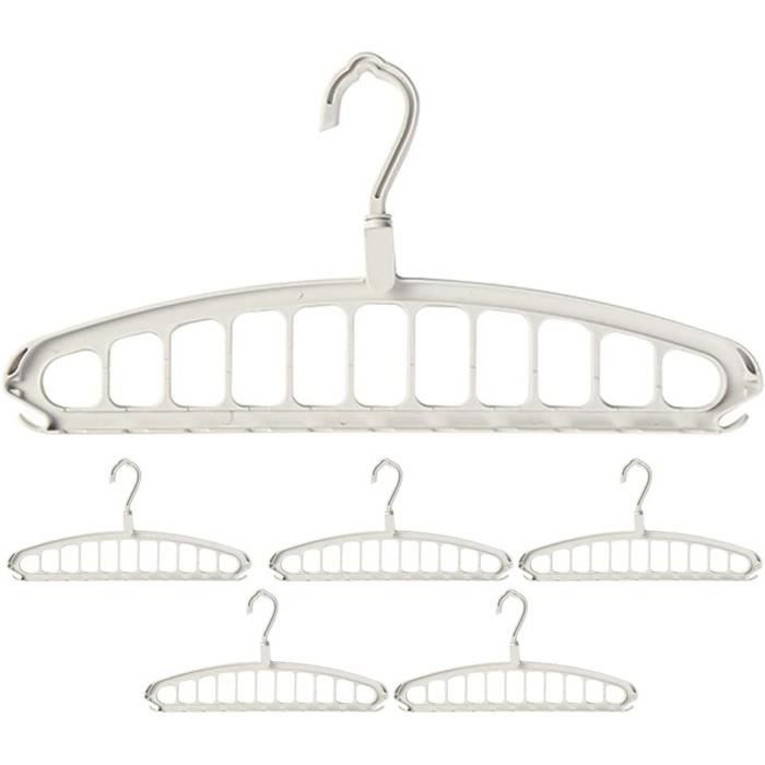 6 Pièces Porte-Vêtements Multifonctionnel Magique Gain De Place Cintres ...