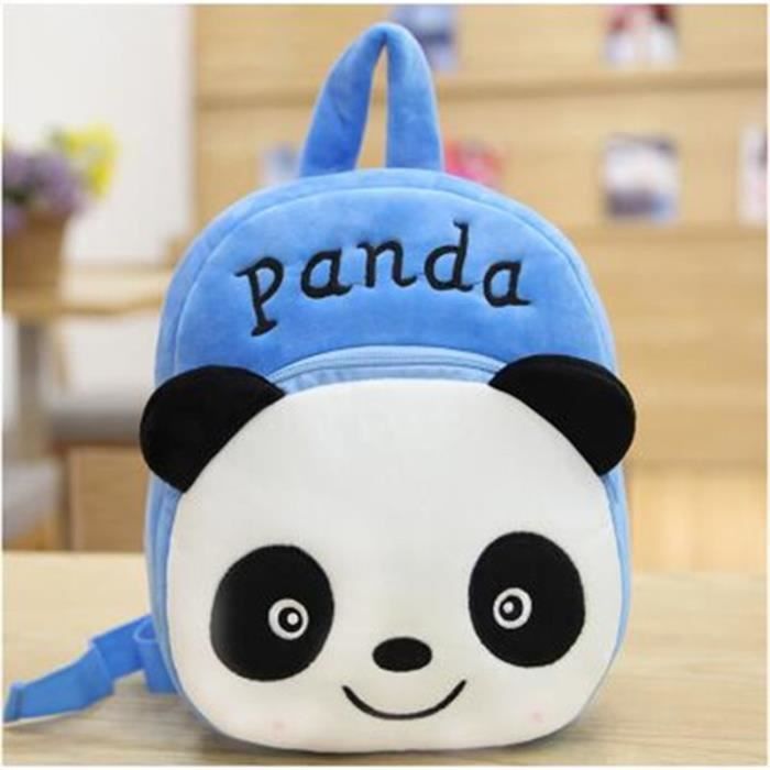 Panda bleu - Fashion Soft Plush Cartoon 3D Unicorn Children's Backpacks ...