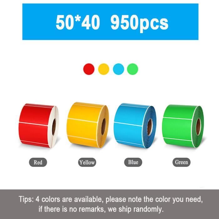 Gommette,Rouleau de papier autocollant thermique, étiquette ...