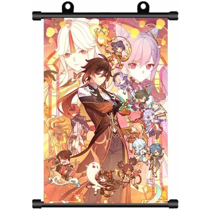 Genshin Impact Poster 60 X 40 Cm, Anime Poster,Genshin Impact Affiche ...