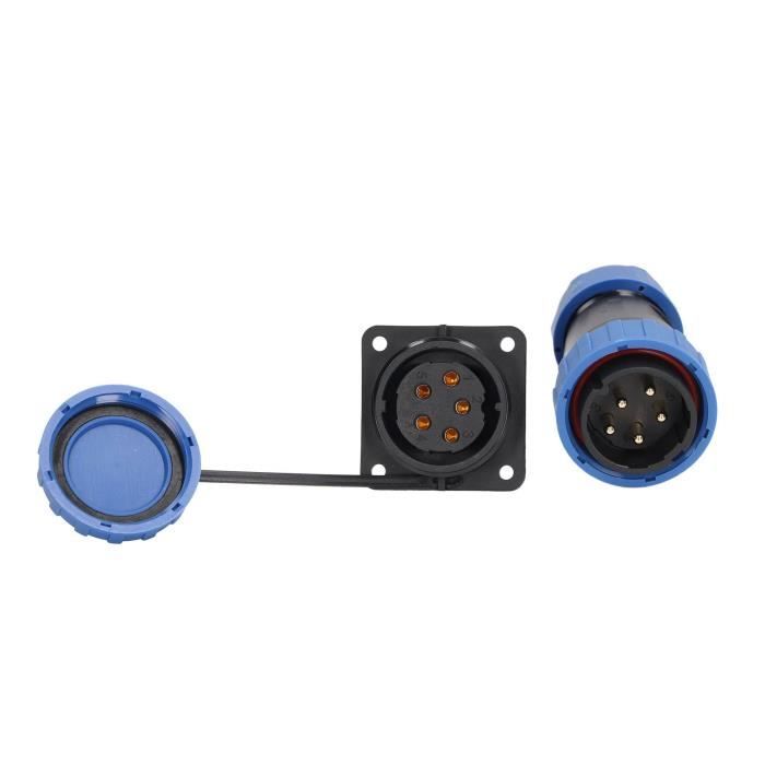 Connecteur de prise étanche - PAR - 45A - 380V - IP68 - Installation ...