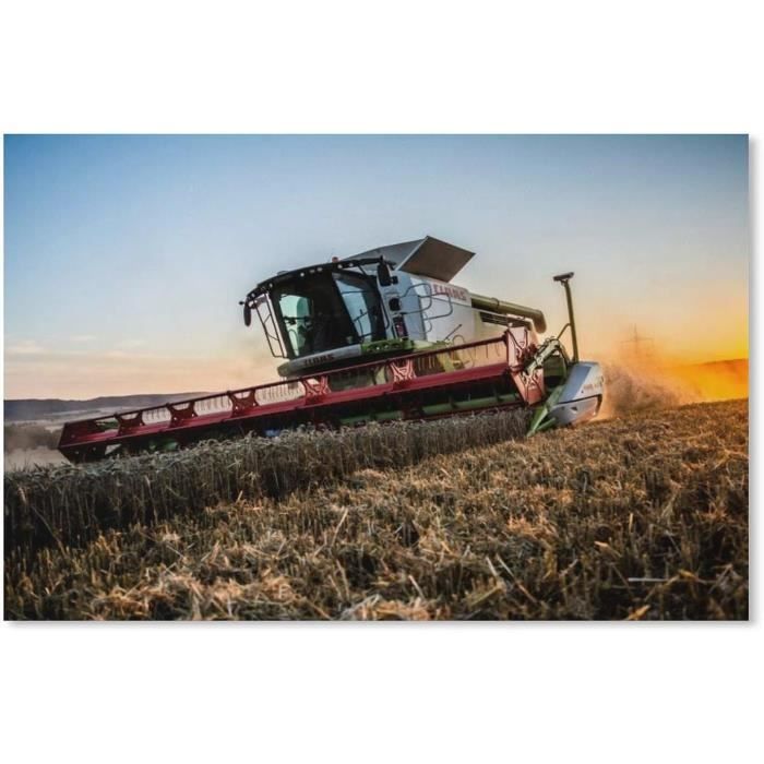 5D Diamond Painting,Moissonneuse Agricole,Round Drill Diy Forage ...