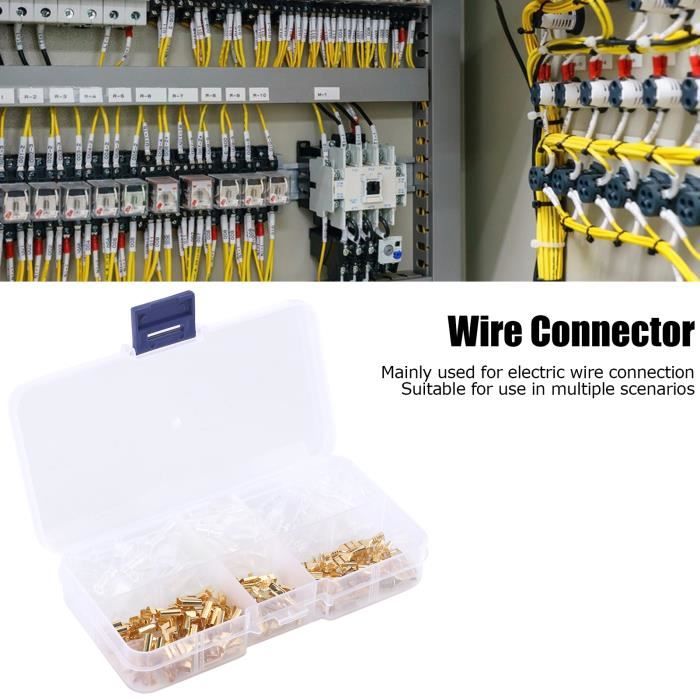 Borne à sertir EJ.LIFE - Connecteur de fil avec gaine - Ensemble de bornes en fer - Cdiscount ...