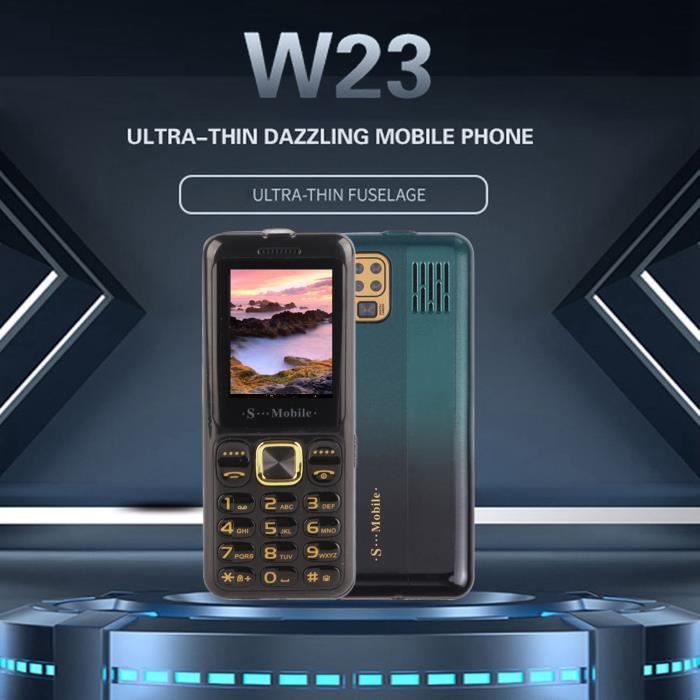 ROM Téléphone W23 W23 Téléphone Portable Ultra Fin 2G Grand Volume De ...
