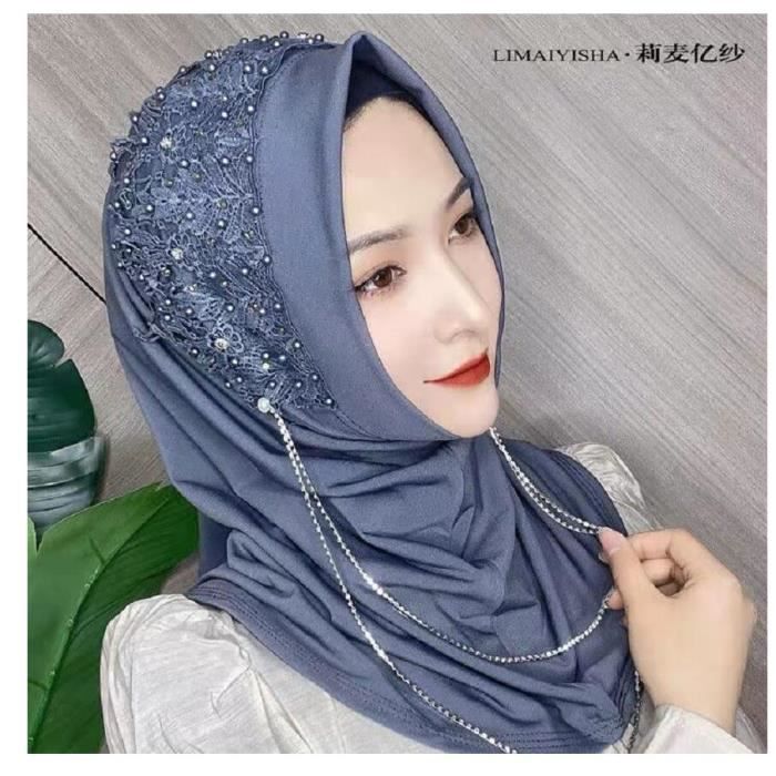 Hijabs musulman islamique écharpe foulards fille femme longue sous ...
