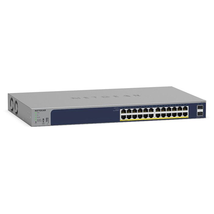 NETGEAR GS724TP - Switch Ethernet manageable 24 ports Gigabit PoE+ 190W ...