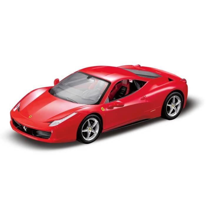Rastar RC Ferrari 458 Italia 18 cm échelle 1:24 rouge - Cdiscount Jeux ...