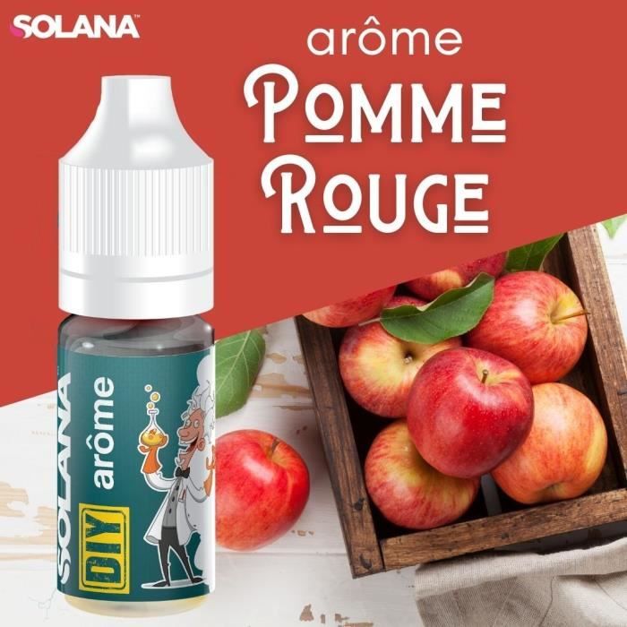 Concentré DIY Pomme rouge en lot de 5 x 10ml - Solana - Cdiscount Au ...