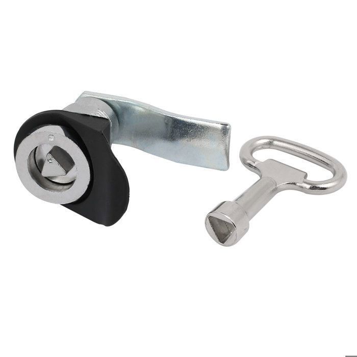 SOURCING MAP Verrou Clé Triangle Serrure Filetage mâle 22mm cabinet ...