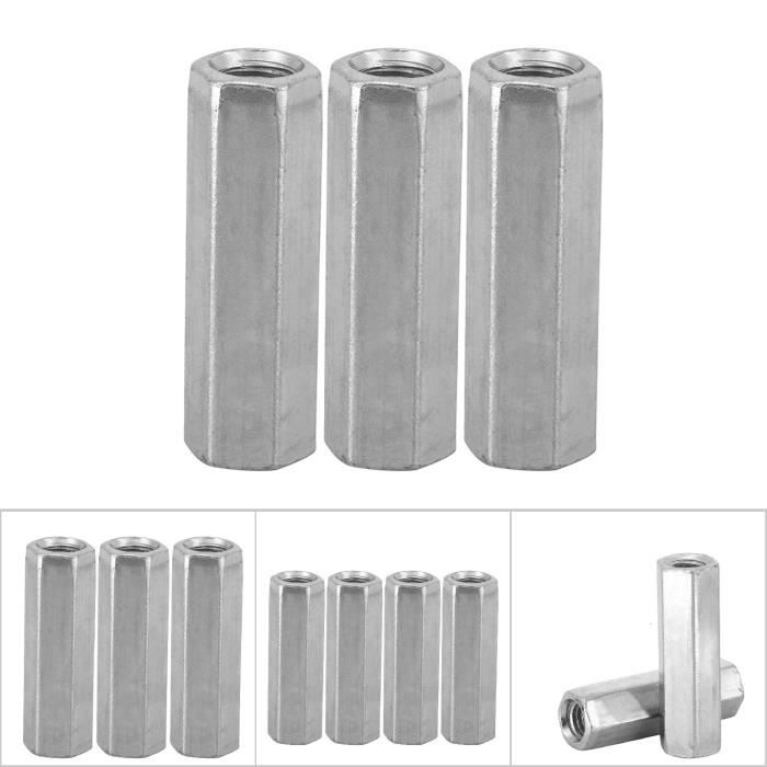SURENHAP écrous longs 10pcs M8 écrou à tige longue écrou hexagonal à douille hexagonale ...