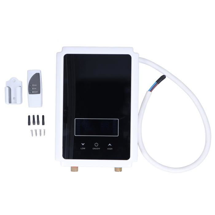 Tbest Chauffe eau électrique instantané Mini Chauffe Eau Sans Réservoir ...