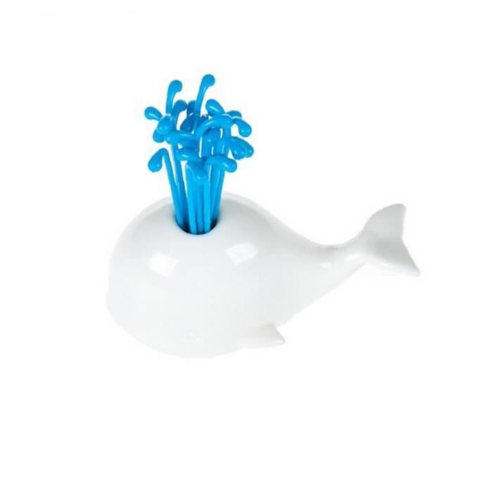 16pcs - set mignon baleine forme de forme de baleine fruit végétal ...