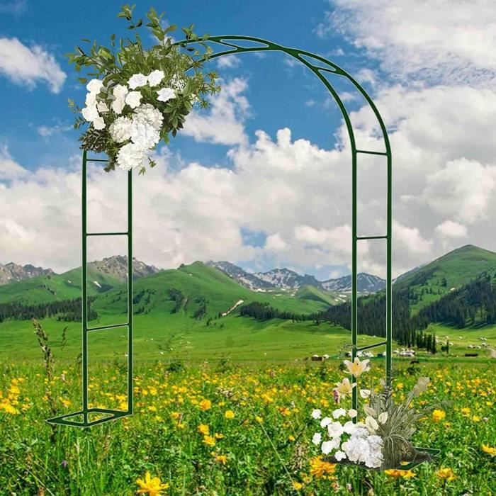 Grande Arche À Rosierse En Métal, Arche De Jardin Pour Plantes ...