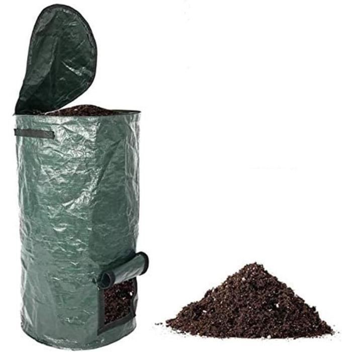 Sac à compost agricole pliable TRAHOO - Bac à compost de jardin avec ...