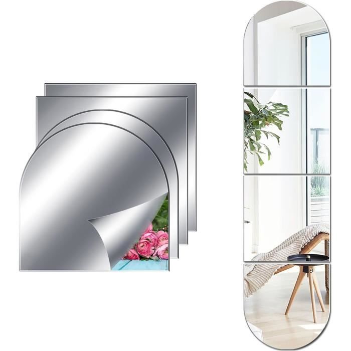 Miroir Mural Acrylique Miroir Autocollant 2Mm Miroir Mural Autocollant ...