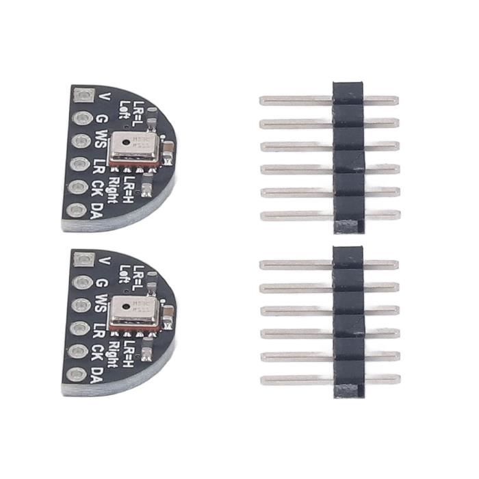 YOSOO module de microphone I2S 2 Ensembles de Module de Microphone MEMS ...