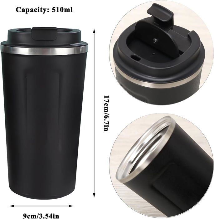 Tasse Caf To Go Tasse Caf Noir Mug Isotherme Cafe Tasse Thermos Caf En Acier Inoxydable Tasse De ...