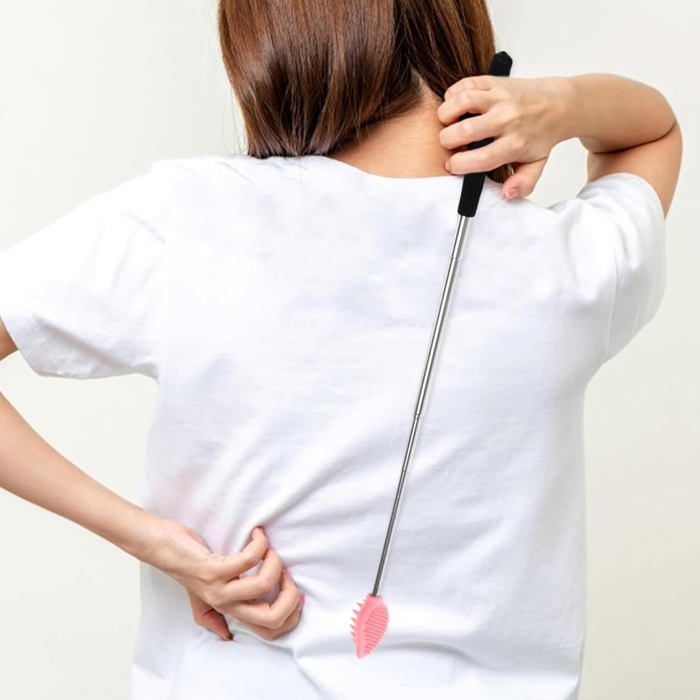 Gratte Dos Télescopiques pour Hommes Femmes Grattoir dos, Tête à ...