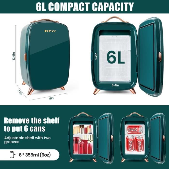 KFO Mini réfrigérateur beauté Skincare Refrigerator Makeup Refrigerator ...
