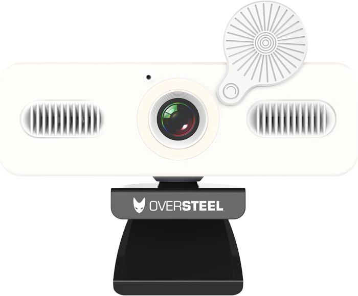 Bulat Webcam 1080P Full HD avec microphone et anneau lumineux, 60fps ...