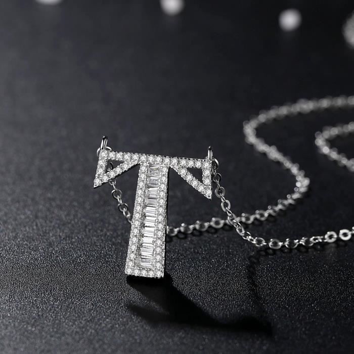 Collier Pendentif Lettre Initial En Mon Collier Prénom Personnalisé – Diy Les Noms Avec Les ...