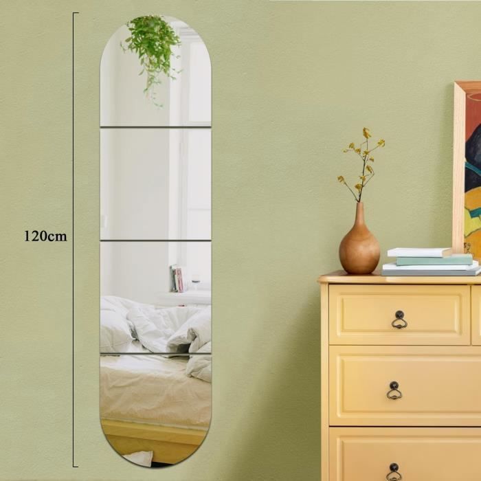 Miroir Mural Acrylique Miroir Autocollant 2Mm Miroir Mural Autocollant ...