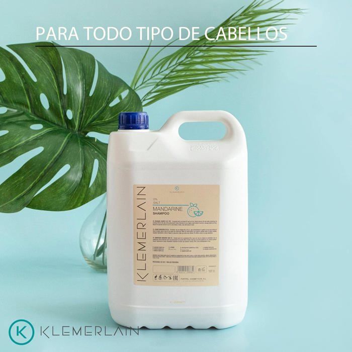 Klemerlain Shampooing à l'arôme de mandarine. Shampoing en carafe. Sans ...