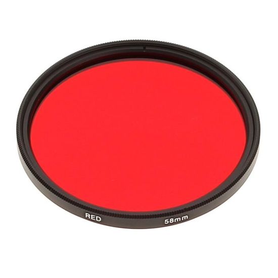 Filtre Photo Rouge 58mm - Cdiscount Appareil Photo