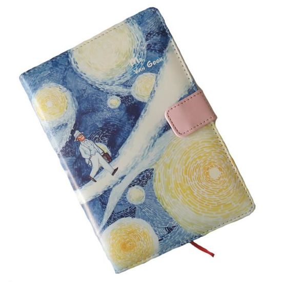 Feuillet mobile,Bloc-notes de voyage Van Gogh,joli carnet de poche en ...