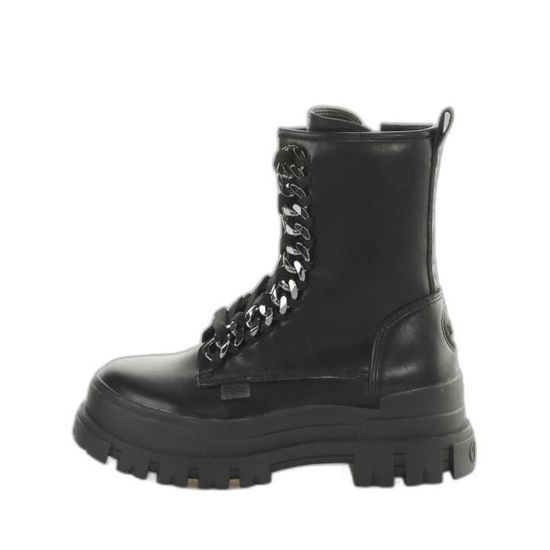 Bottes nappa vegan femme Buffalo Aspha Chain Mid - noir - 41 Black ...