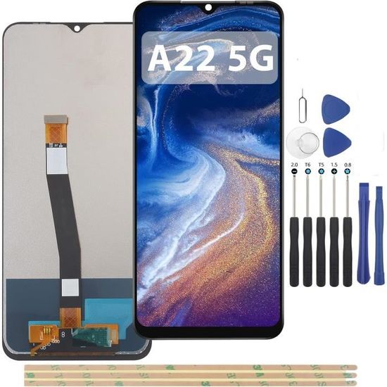 Écran LCD - YAECRAN - Samsung Galaxy A22 5G - 5,5 pouces - Outils ...