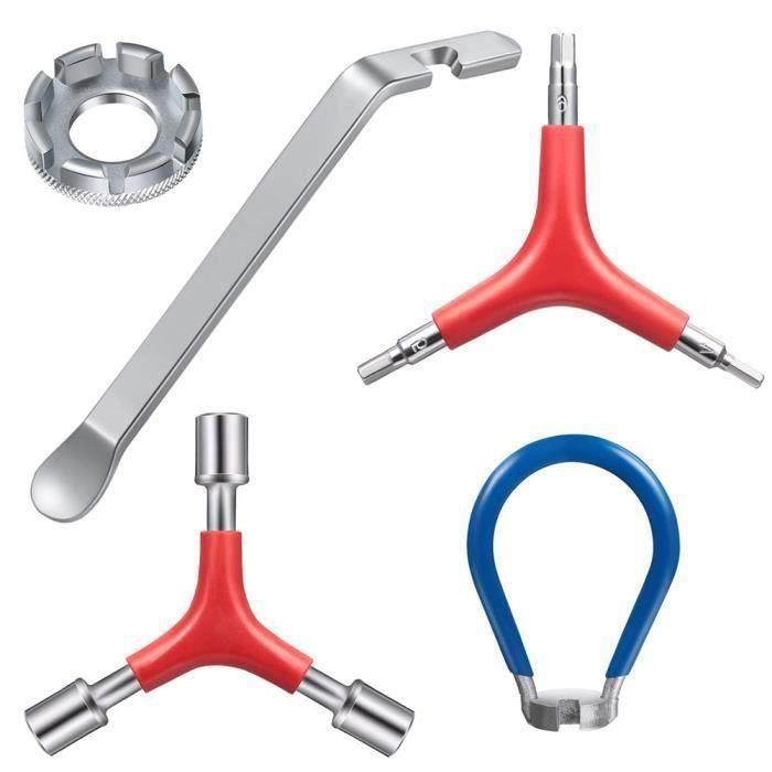 Spoke Tool Set vélo Spoke Kit d\\'outils Clé de pneu Levier Rim en ...