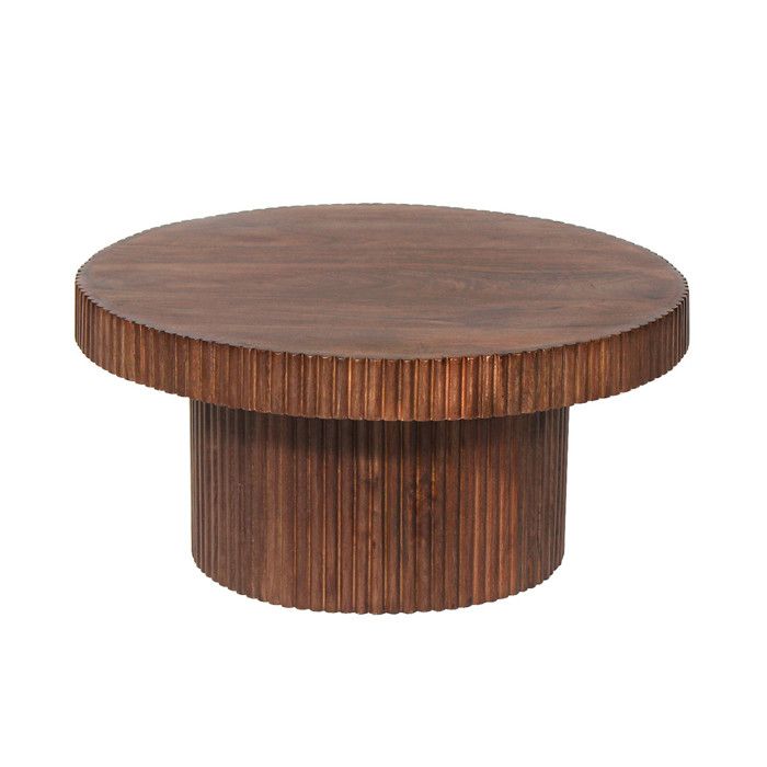 HUNTER - Table Basse en Manguier Massif Vernis Teinté Noyer - Cdiscount ...