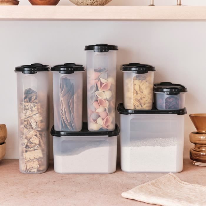 TUPPERWARE - Boîtes de rangement cuisine x 5 - Set Modulaires 2 ...