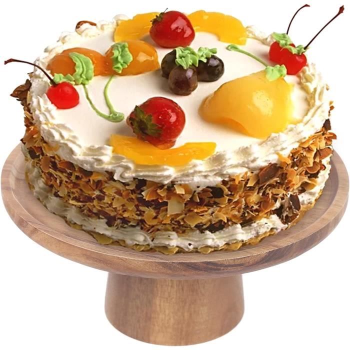 Présentoir À Gâteau En Bois - Présentoir À Dessert - Support Rond Pour ...