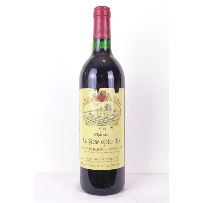 Saint-émilion château la rose côtes rol grand cru rouge 1994 - bordeaux ...