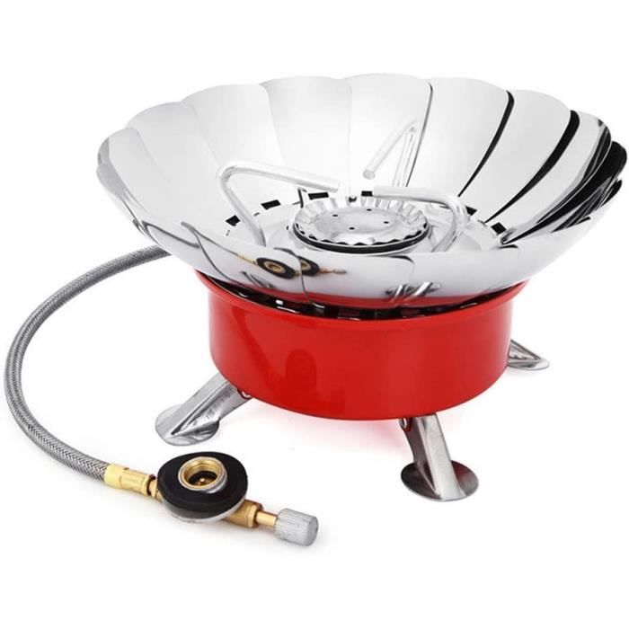 Réchaud de Camping à Gaz Brûleur à Gaz Pliable Mini Poêle superlégers ...