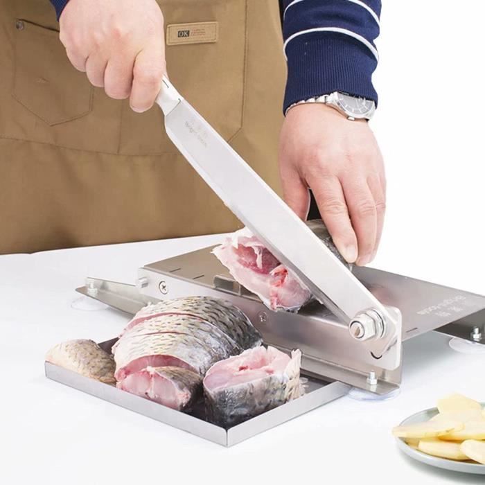 Trancheuse à viande Côtes manuelles Hachoir à viande Os pour poisson ...