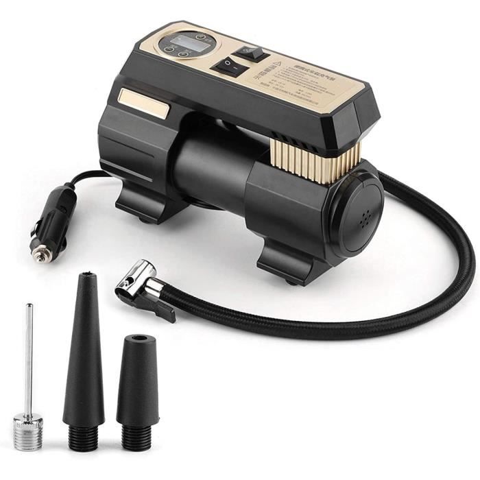 Pompe à air électrique, 12V Portable Car Digital Air Pump Gonfleur de ...