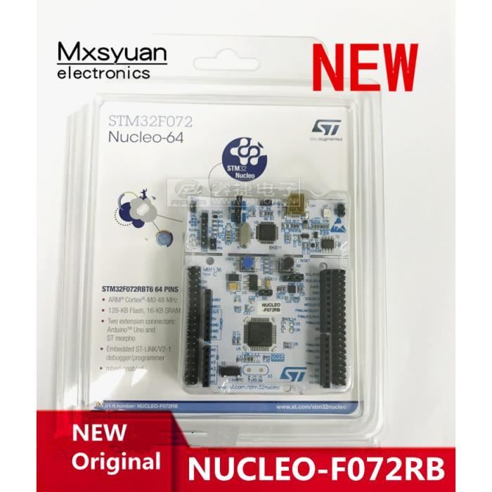 1 PCS - NUCLEO F072RB NUCLEO 64 STM32F072 carte de développement carte'apprentissage - Cdiscount ...