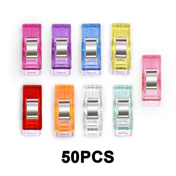 Pinces à coudre polyvalentes en plastique 20 50 pièces Clips de ...