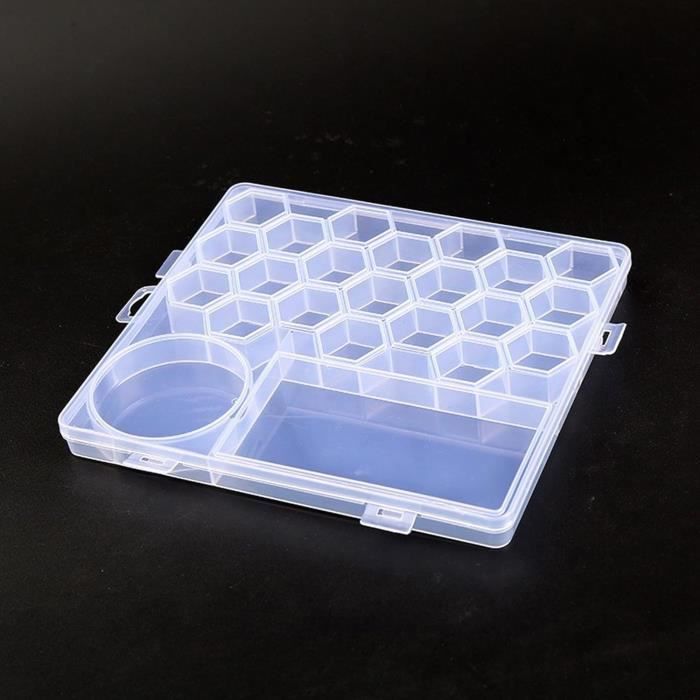 Boîte De Rangement Avec 23 Compartiments Boite Rangement Bijoux Boite ...