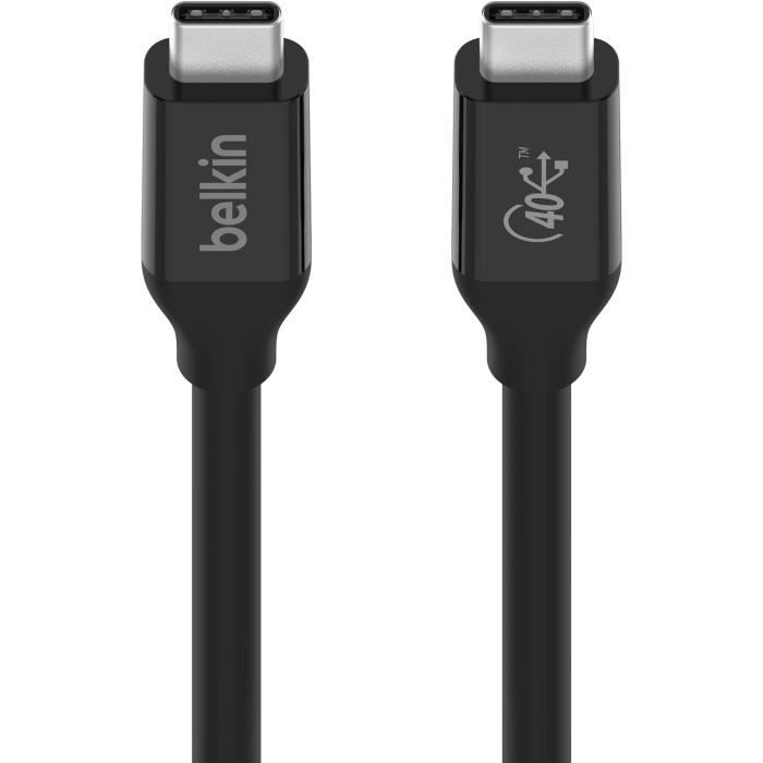 Câble USB4 USBC vers USBC, certification USB-IF, Power Delivery jusqu'à ...