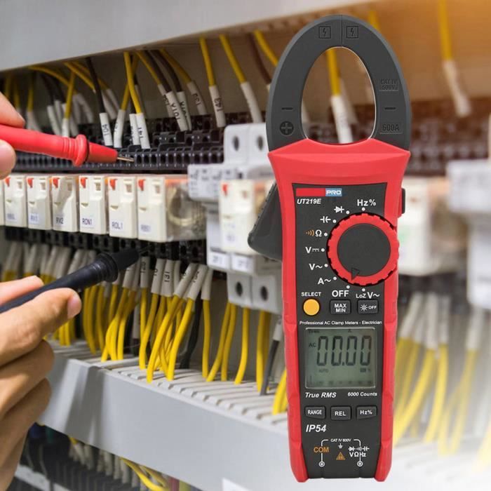 Cikonielf Pince multimètre Pince ampèremétrique numérique portable UNI ...