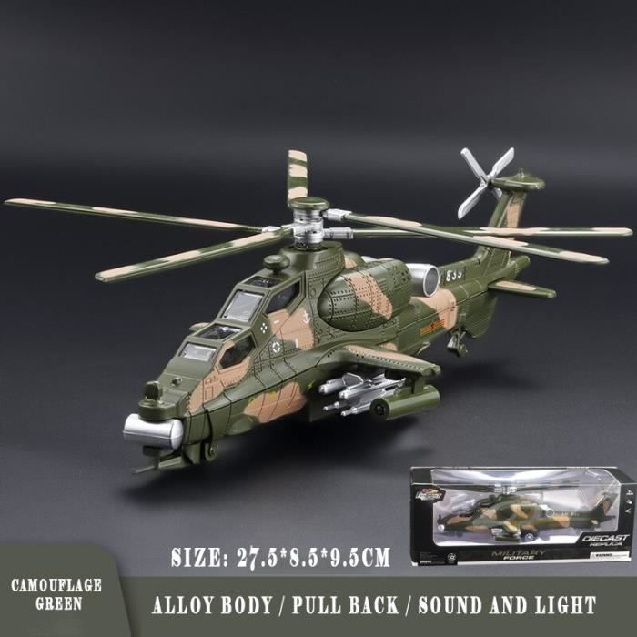 Kit Modelisme A Construire GNYWB CAIC Z-10 Simulation Alloy Helicopter ...
