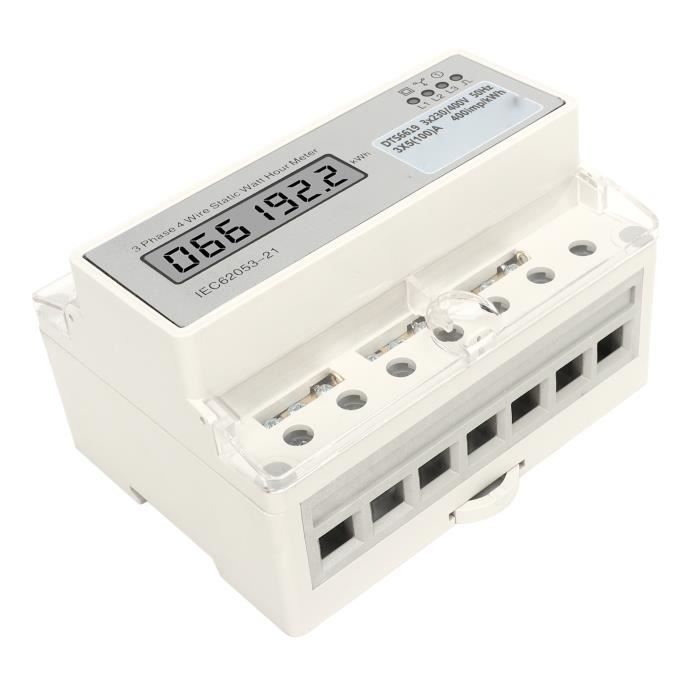 EJ.life compteur d'électricité Compteur D'énergie 3 Phases 4 Fils ... EJ.life compteur d'électricité Compteur D'énergie 3 Phases 4 Fils ...