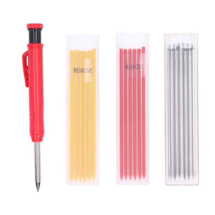 EJ.life ensemble de crayons de construction 19Pcs Carpenter Pencil Set ...