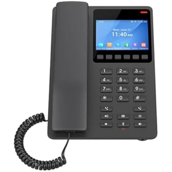Téléphone de bureau - GRANDSTREAM - GHP631W - Écran LCD 3,5'' - WiFi 6 ...