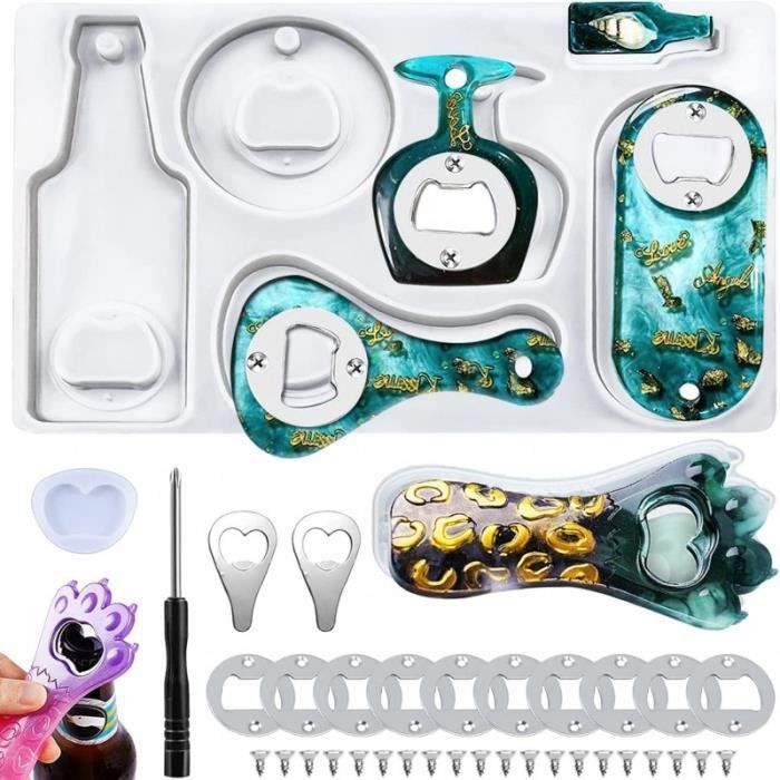 HM92587 Moule de Décapsuleur Moule Resine Epoxy Moule Décapsuleur Kit ...
